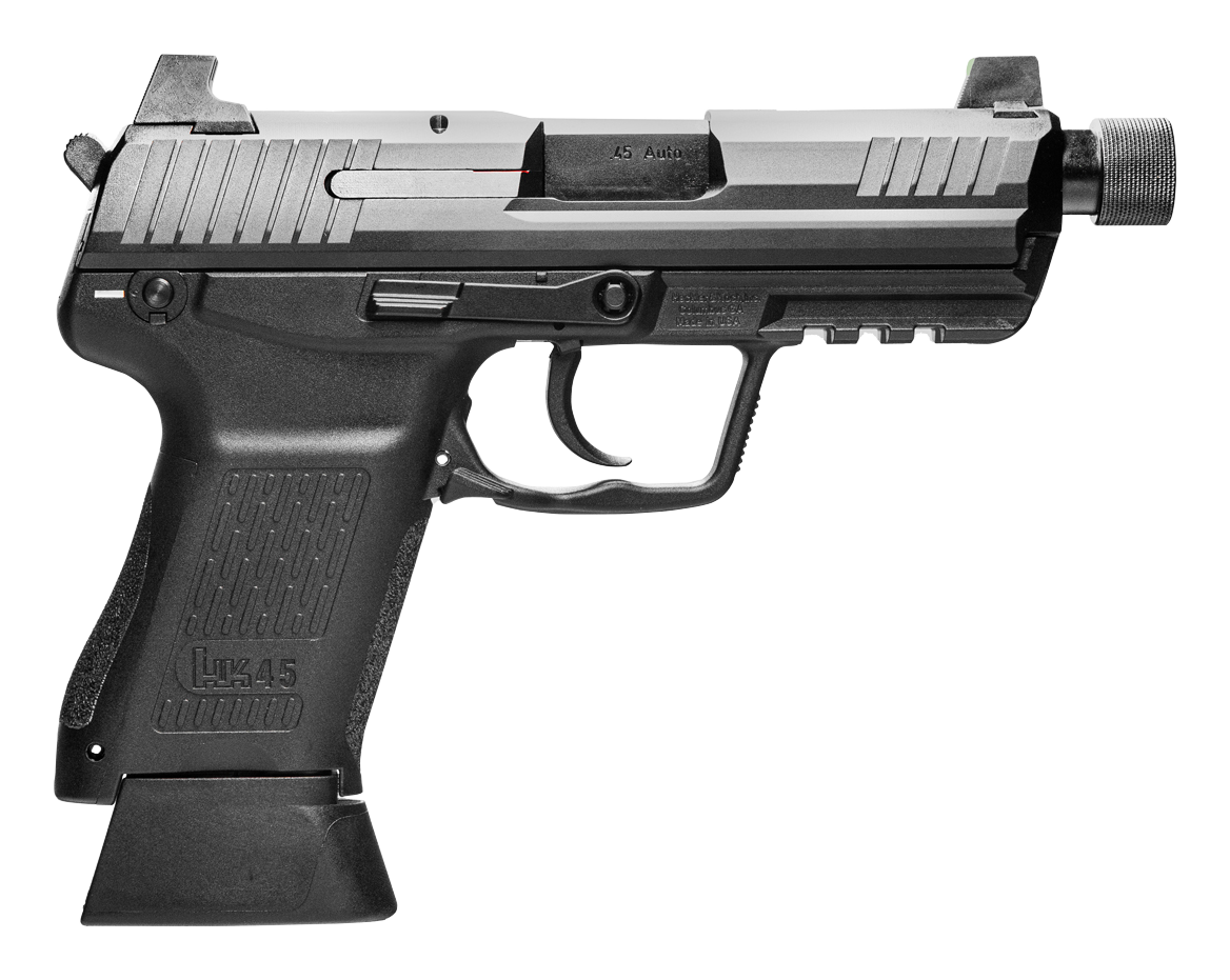 HK 45 Compact Tactical V1 DA/SA Semi-Auto Pistol with Threaded Barrel ...